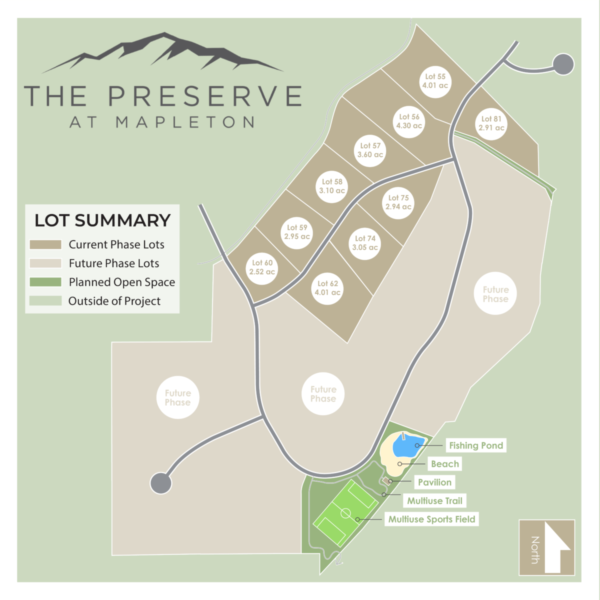 Plat Map - The Preserve at Mapleton